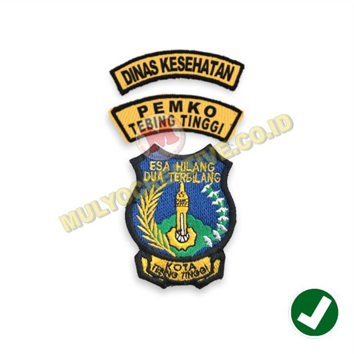 Jual Bed Bordir Logo Dinas Kota Tebing Tinggi - Bordir Pemkot Tebing ...