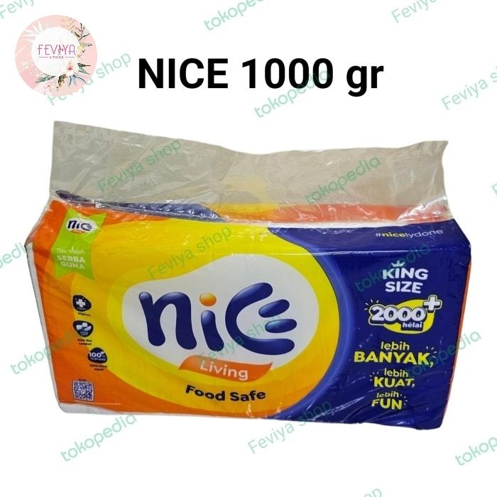 Jual Tisu Tissue facial NICE 1000 gram 2ply NICE KILOAN tissue wajah ...