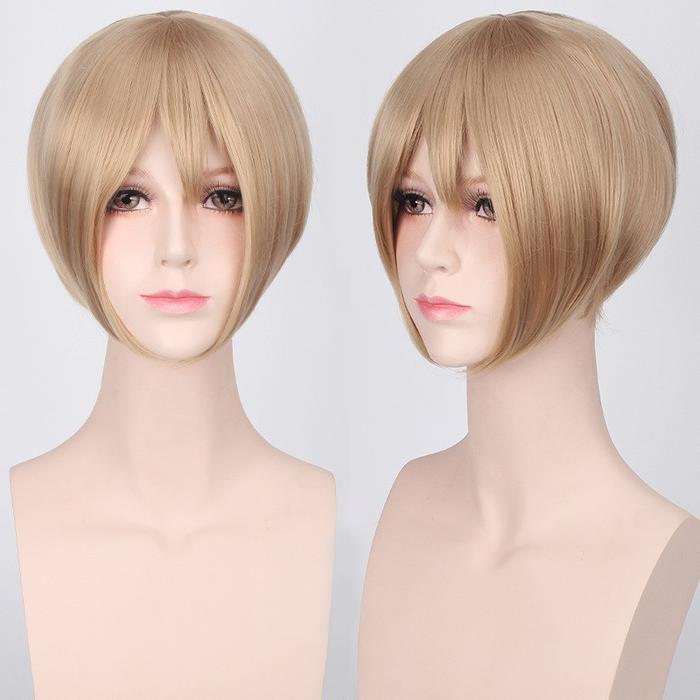Jual Wig base cowok pendek cosplay rambut palsu 30 cm K047-19 light ...