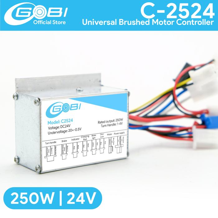 Jual GOBI Universal Brushed Motor Controller for SELIS/MOLIS 250W 24V ...