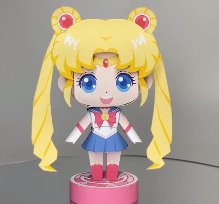 Jual ANIME SAILOR MOON PAPERCRAFT KERTAS miniatur DIY Papercraft mainan ...