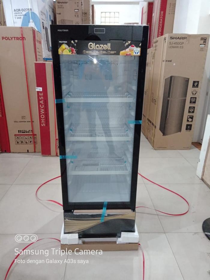 Jual SHOWCASE POLYTRON SCN 188 X 3 RAK DISPLAY COOLER KULKAS LOW WATT ...