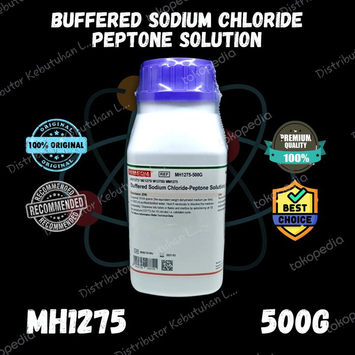 Jual Buffered Sodium Chloride-Peptone Solution pH 7, Media Mikro, 500 ...