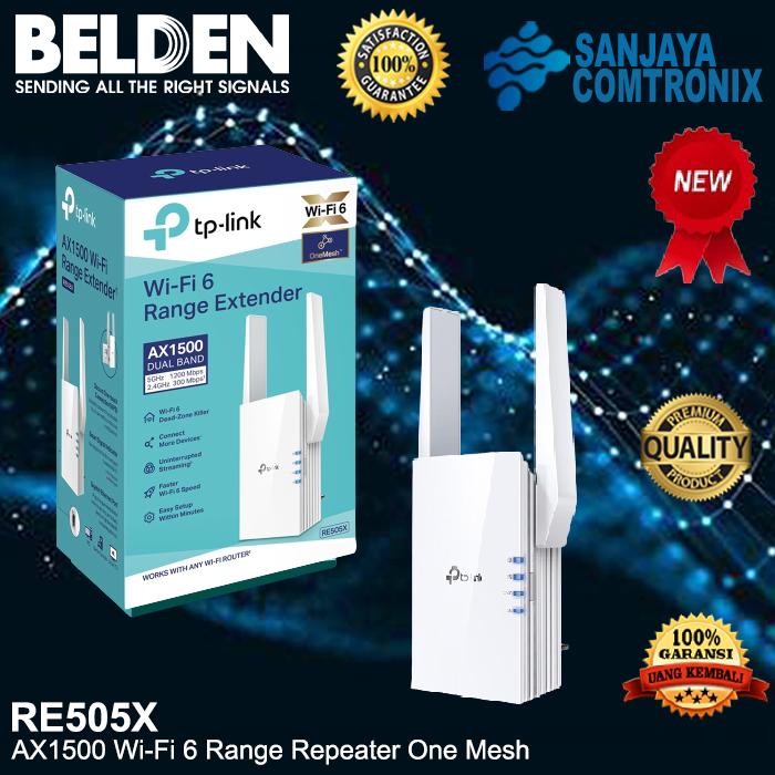 Jual TP-LINK RE505X AX1500 Wi-Fi 6 Range Extender One Mesh - RE505X ...