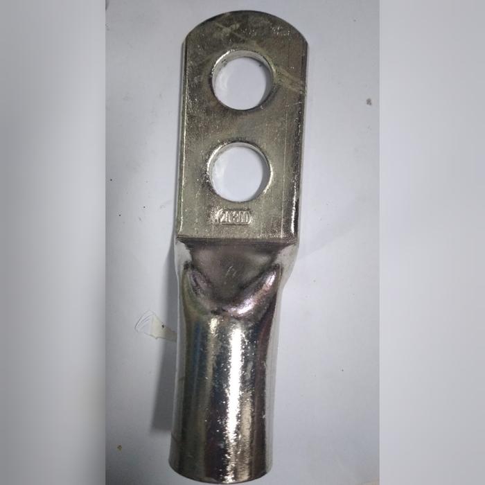 Jual Kabel Skun 2 Lubang 300mm 2 Hole Lubang Baut 20mm Skun Cu 300-20 ...