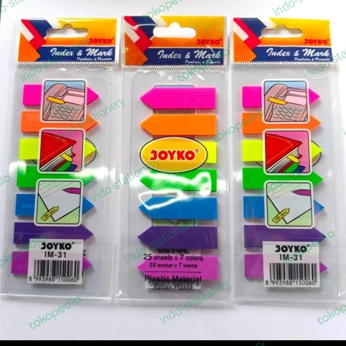Jual index & Mark joyko IM-31 /Plastik pembatas tanda panah 7 warna ...