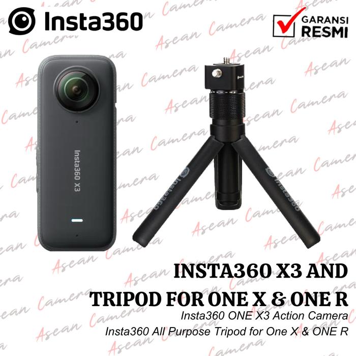 Jual Bundle Insta360 ONE X3 Camera and Insta360 Tripod for One X / One ...