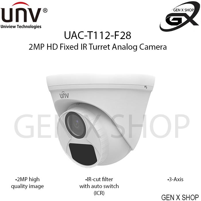 Jual Camera CCTV 2MP indoor UAC-T112-F28 Uniview UNV Analog Eyeball - Kab. Tangerang - GEN X ...