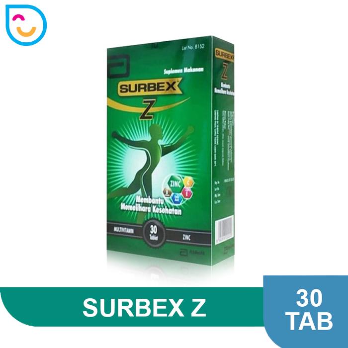 Jual Surbex Z Multivitamin Box isi 30 tablet - Jakarta Barat - Senyum ...