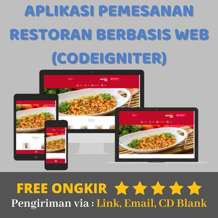 Jual Aplikasi Pemesanan Restoran Berbasis Web (Codeigniter) - Kab ...