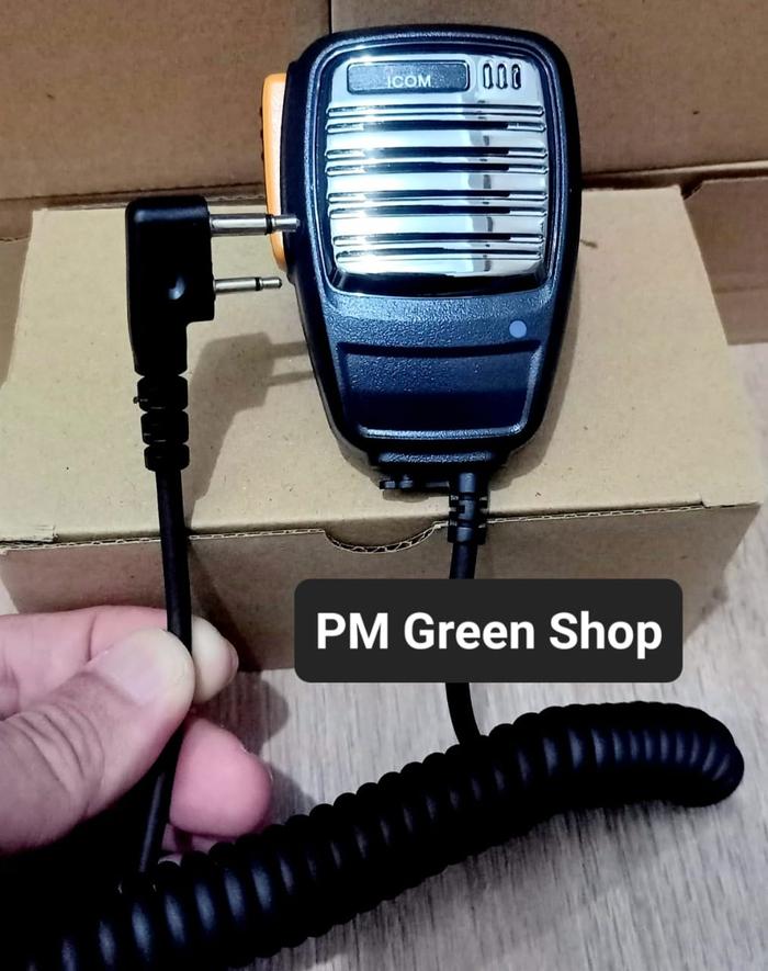 Jual Ekstra Mic PTT Microphone Alinco Icom Mikrofon Speaker Ekstramic ...