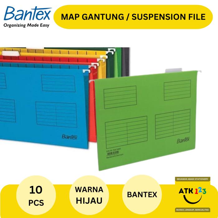 Jual Map Gantung / Suspension Filling Folder Merk BANTEX (ISI 10 PCS) - Kota Surabaya - TOKO ...