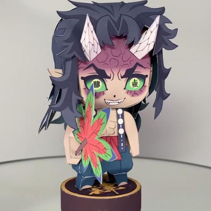 Jual DOMA HANTENGU DEMON SLAYER KIMETSU MINIATUR KERTAS DIY PAPERCRAFT ...