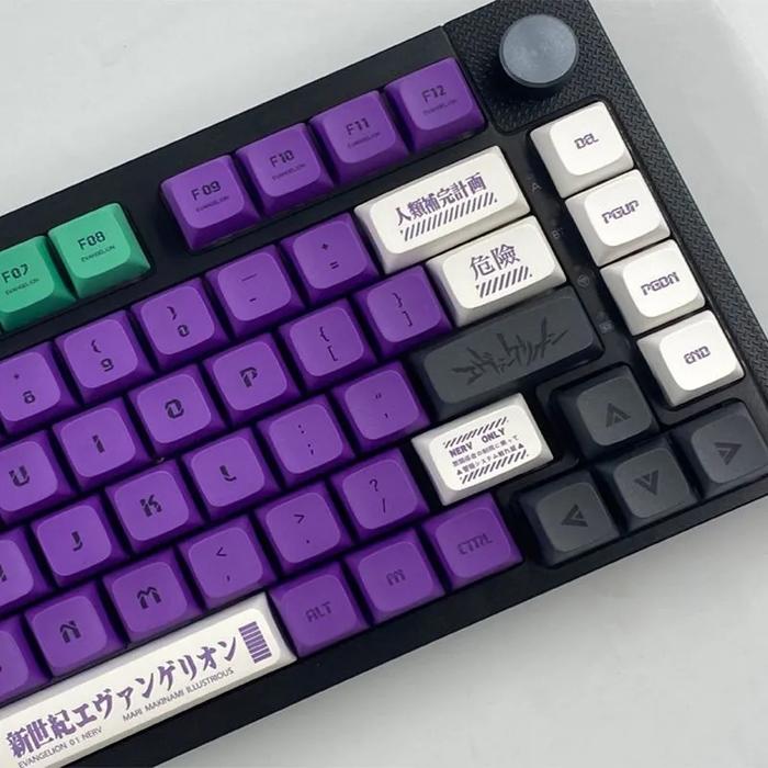 Jual Evangelion Keycaps Eva-01 Pbt Xda Profile Mechanical Keyboard ...