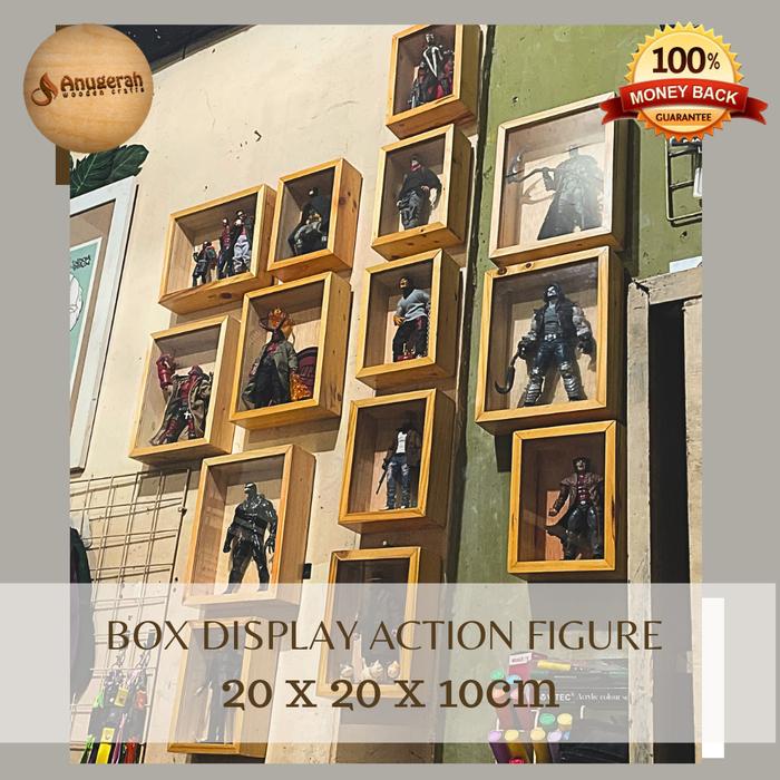 Jual Box display figure action kayu pajangan mainan diecast akrilik ...