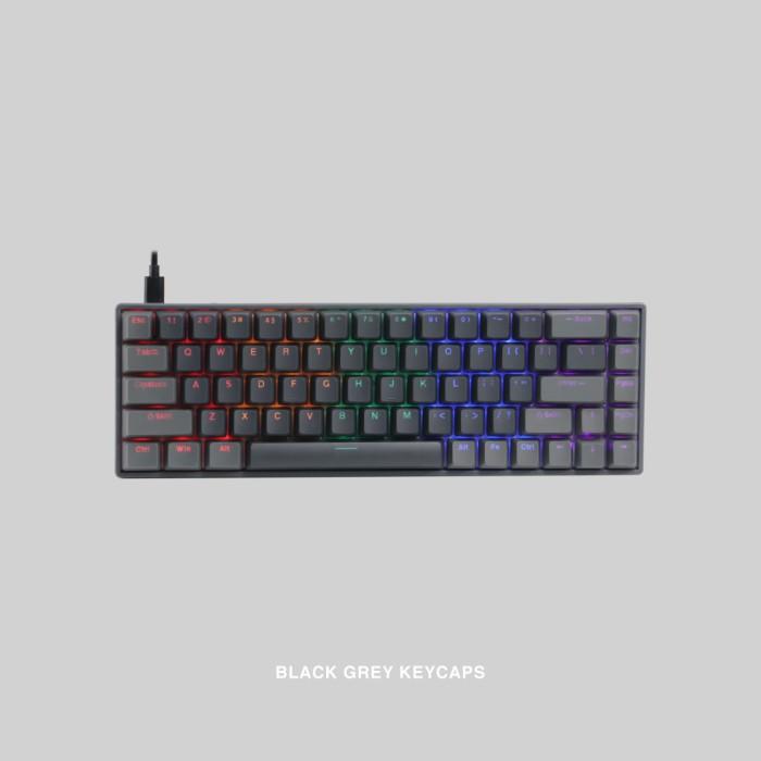 Jual Rexus KX3 KX-3 Heroic Series RGB Gaming Mechanical Keyboard 68 ...