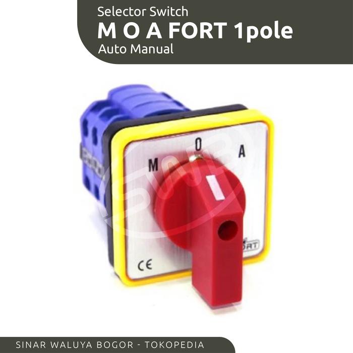 Jual Selector Switch M O A FORT Auto Manual 1 pole - Jakarta Pusat ...