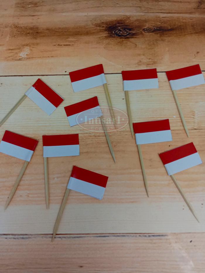 Jual Topper Party Flag Indonesia / Topper Kue / Topper Bendera / Hiasan ...