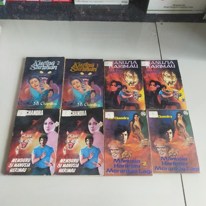Jual Novel Lawas : MANUSIA HARIMAU Seri - 8 Buku - Jakarta Pusat - T.B.SIADARI | Tokopedia