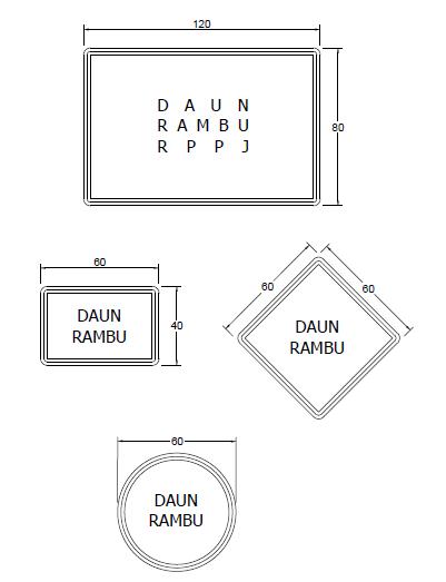 Jual DAUN RAMBU LALU LINTAS STANDAR - Kota Bekasi - PT PELITA SARANA ...