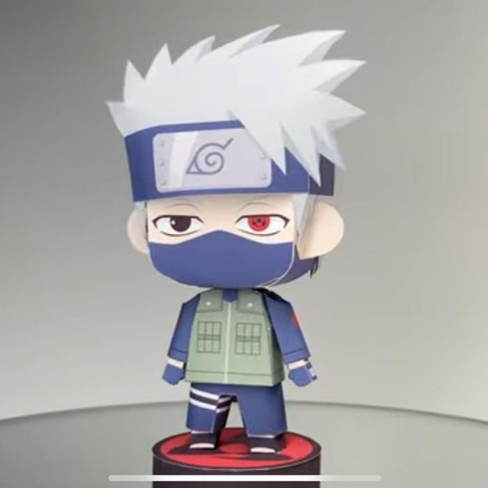Jual NARUTO 2 ANIME MANGA MINIATUR KERTAS DIY PAPERCRAFT - KAKASHI ...