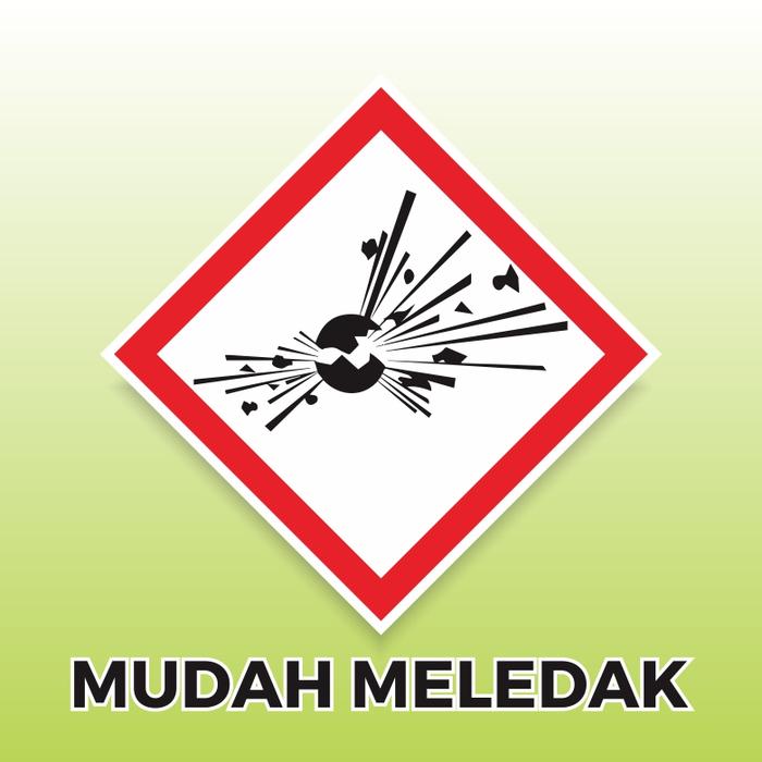 Jual Label Sticker Simbol B3 Bahan Berbahaya dan Beracun 5 x 5 cm (4 ...