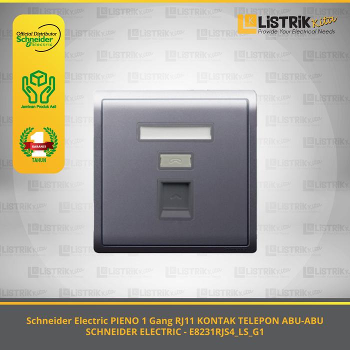 Jual Schneider Electric PIENO 1 Gang RJ11 - Putih - Jakarta Pusat ...