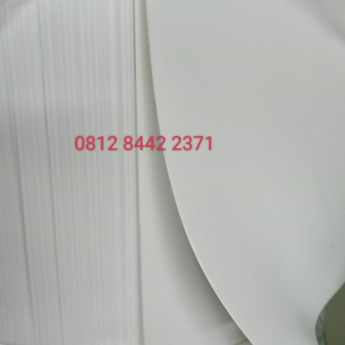 Jual mika PVC shet/ mika pagar lembaran puti tebal 0,5mmx70cmx 100cm ...