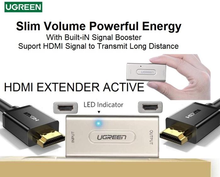 Jual UGREEN HDMI Extender Repeater Amplifier Built-in Signal Booster ... Jual UGREEN HDMI Extender Repeater Amplifier Built-in Signal Booster ...
