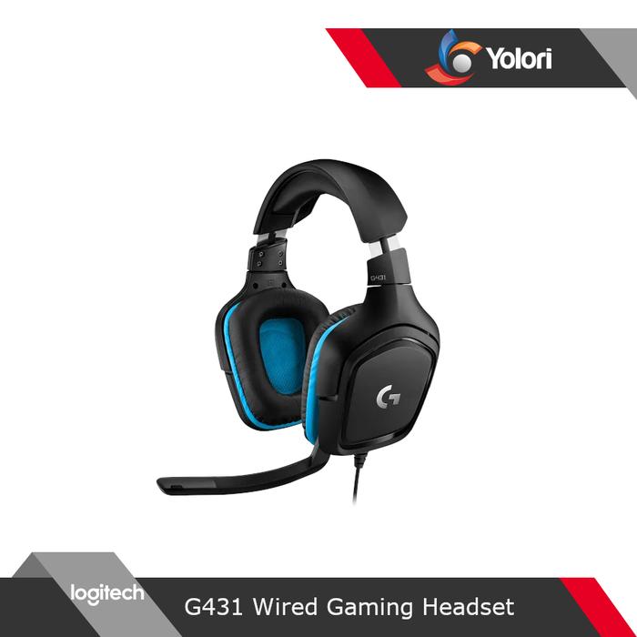 Promo Logitech G431 7.1 Surround Sound Wired Gaming Headset Cicil 0% 3x - Jakarta Pusat - Yolori ...