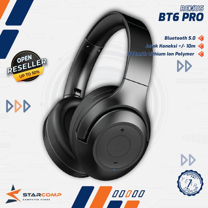 Jual Rexus BT6 Pro Headset Bluetooth BT 6 PRO - Kab. Banyumas - StarComp Semarang | Tokopedia
