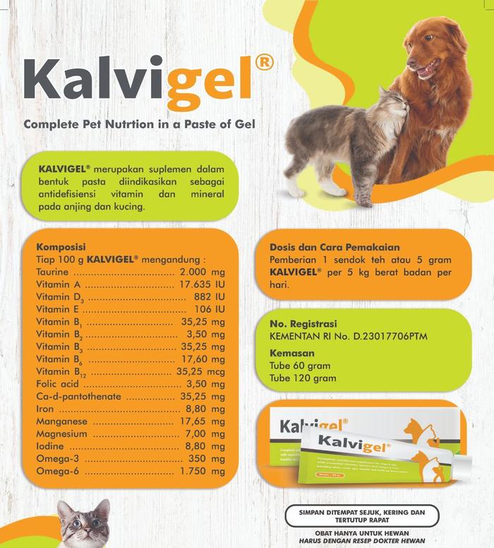 Jual VITAMIN KALVIGEL 60 gr original Kalbe -Setara dengan nutriplus gel ...