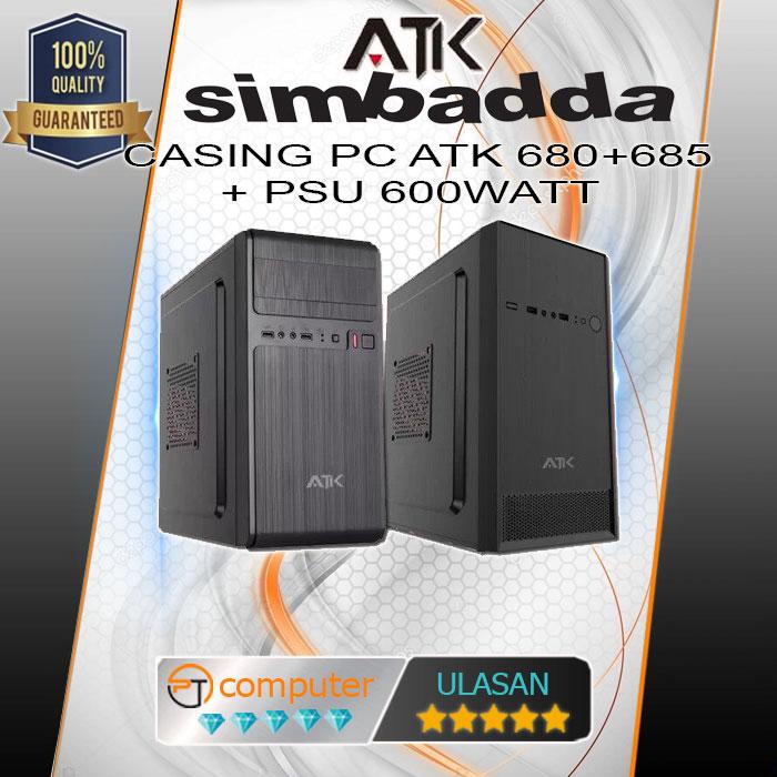 Jual Cassing Simbadda ATK 680 / ATK 685 include Power Supply 600Watt ...