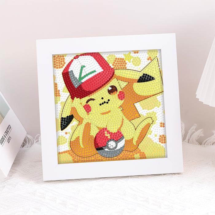 Jual Pikachu Diamond Painting Bingkai Foto/diamondpainting Kit Set ...