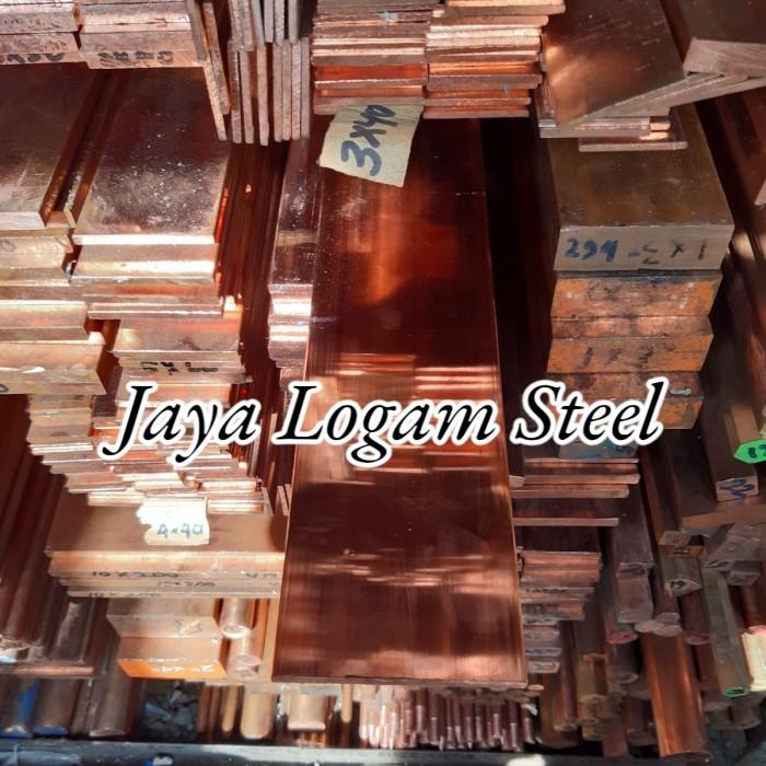 Jual Plat strip busbar tembaga 4mm x 20mm x 1 meter - plat tembaga ...