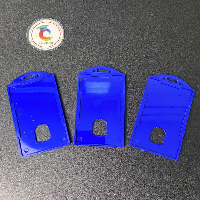 Jual Name Tag Id Card Holder Frame Id Card Mika Potret - Hijau - Kota ...