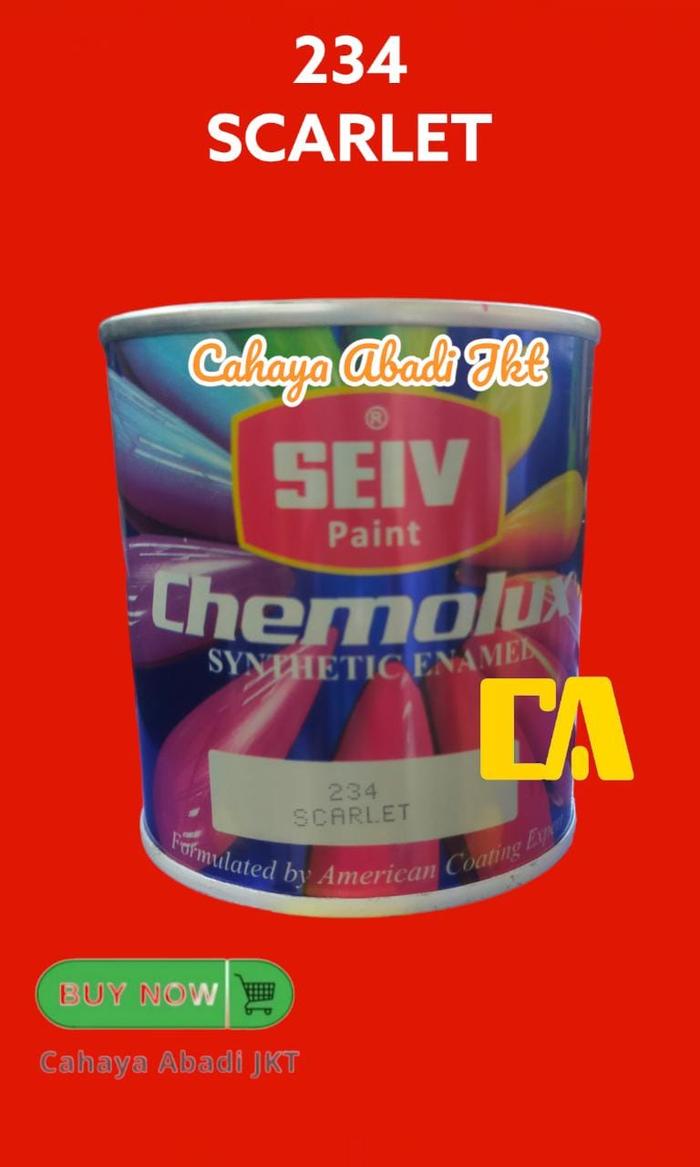 Jual Cat Minyak Kayu Besi SEIV 234 Scarlet 200ml - Jakarta Pusat ...