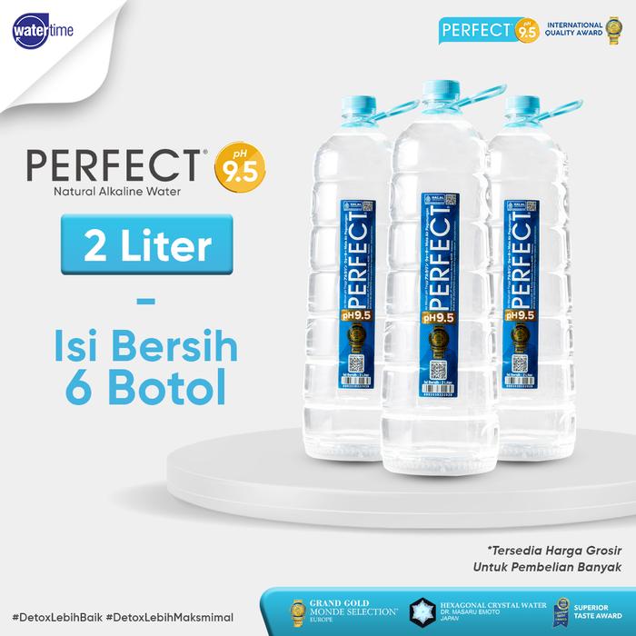 Jual Perfect Alkaline Water 2 Liter PH 9,5 - Jakarta Utara - WATERTIME ...