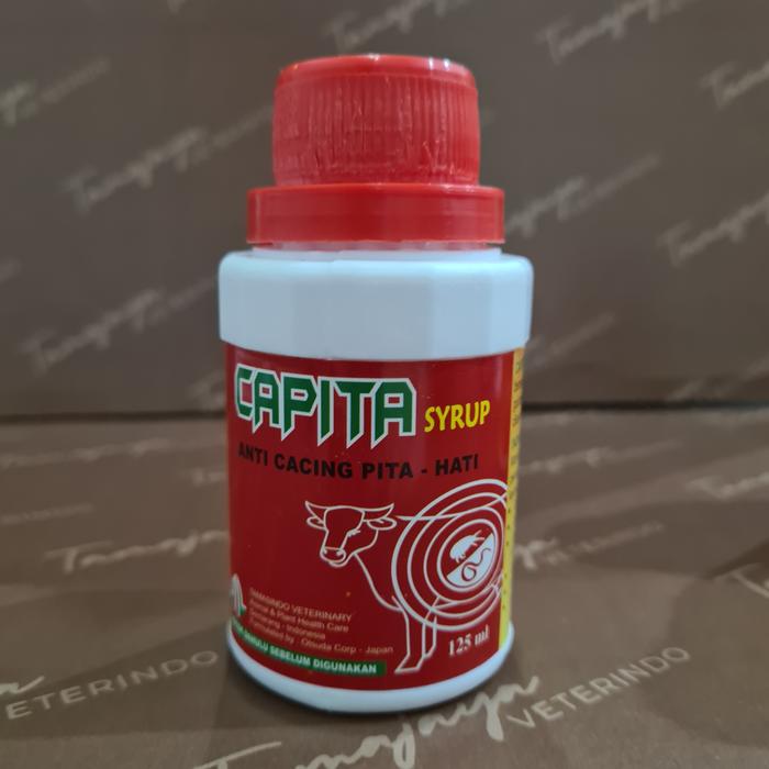 Jual CAPITA SYRUP 125ML BASMI CACING PITA SAPI DAN TERNAK TAMASINDO ...