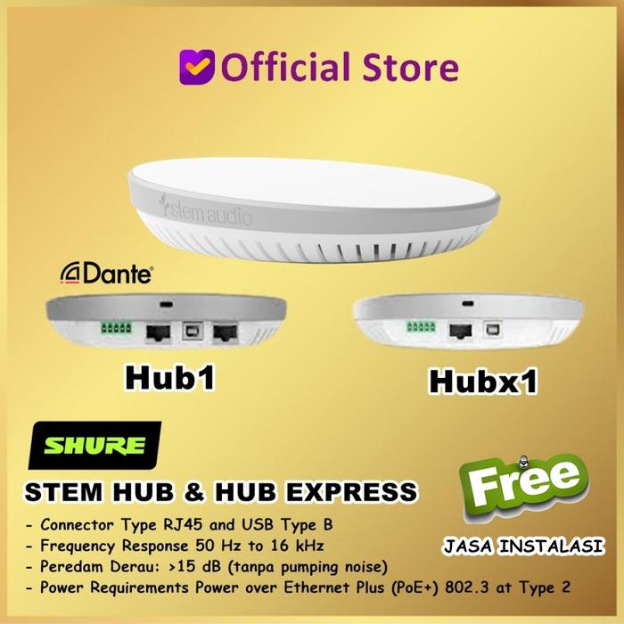 Promo Shure Stem Hub / Hub Express Audio Multi Device Communication ...