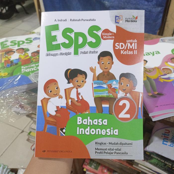 Jual Esps Bahasa Indonesia Untuk Sd & Mi Kelas 2 Kurikulum Merdeka Erlangga Di Seller Noelle ...