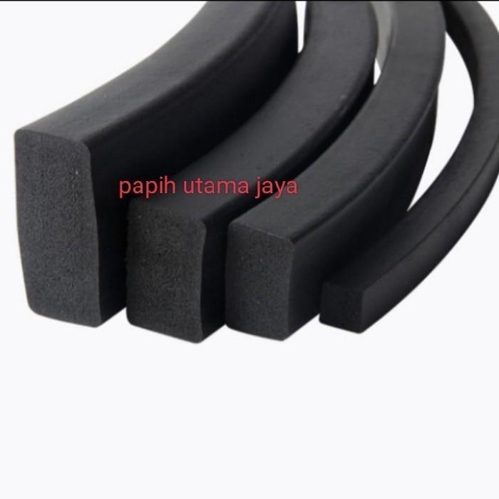 Jual rubber spon sintetis 20mm x 25mm x 1meter karet spon kotak ...