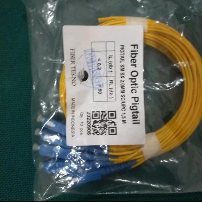 Jual pigtail SC upc 2 mm panjang 1,5 meter harga/10 pcs/1 bunggkus - Kota Bekasi - NAIKO FO ...
