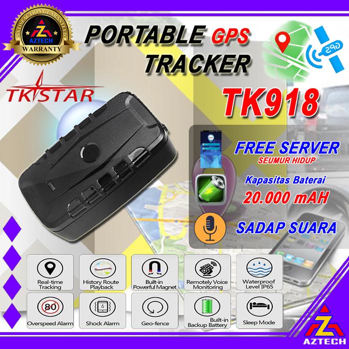 Jual GPS TRACKER PORTABLE TKSTAR TK918 TK 918 MOBIL MOTOR 20000MAH - Kota Salatiga - TRACK ID ...