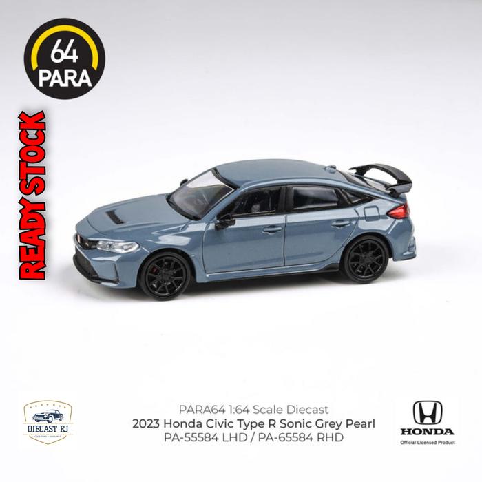 Jual HONDA CIVIC TYPE R 2023 (RHD) SONIC GREY PEARL 1/64 PARAGON ...
