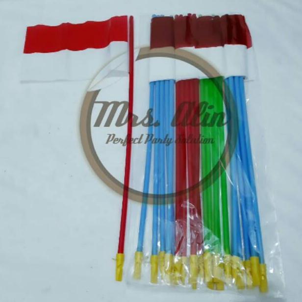 Jual Stik Bendera Merah Putih - Bendera Plastik - Bendera Indonesia ...