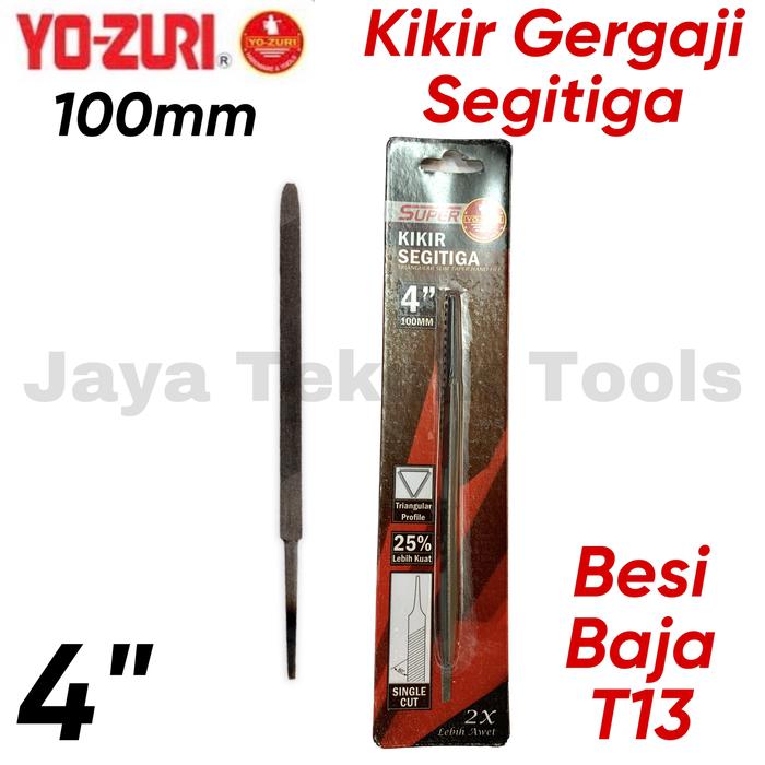 Jual Kikir Gergaji Segitiga 4" Super Yozuri Triangle File Besi Murah ...