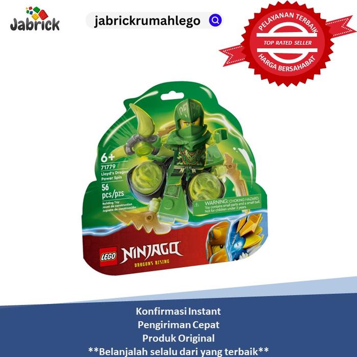 Jual LEGO 71779 Lloyd's Dragon Power Spinjitzu Spin - - Jabrick Rumah ...