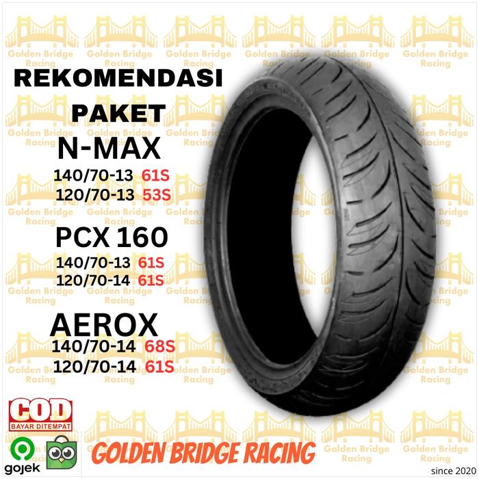 Jual BAN TDR AEROX 155 SET 120 / 70 - 14 & 140 / 70 - 14 TDR EXPLORER ...