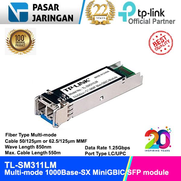 Jual Tp-link TL-SM5310-T 10G BASE-T RJ45 SFP+ Module - SM311LM ...